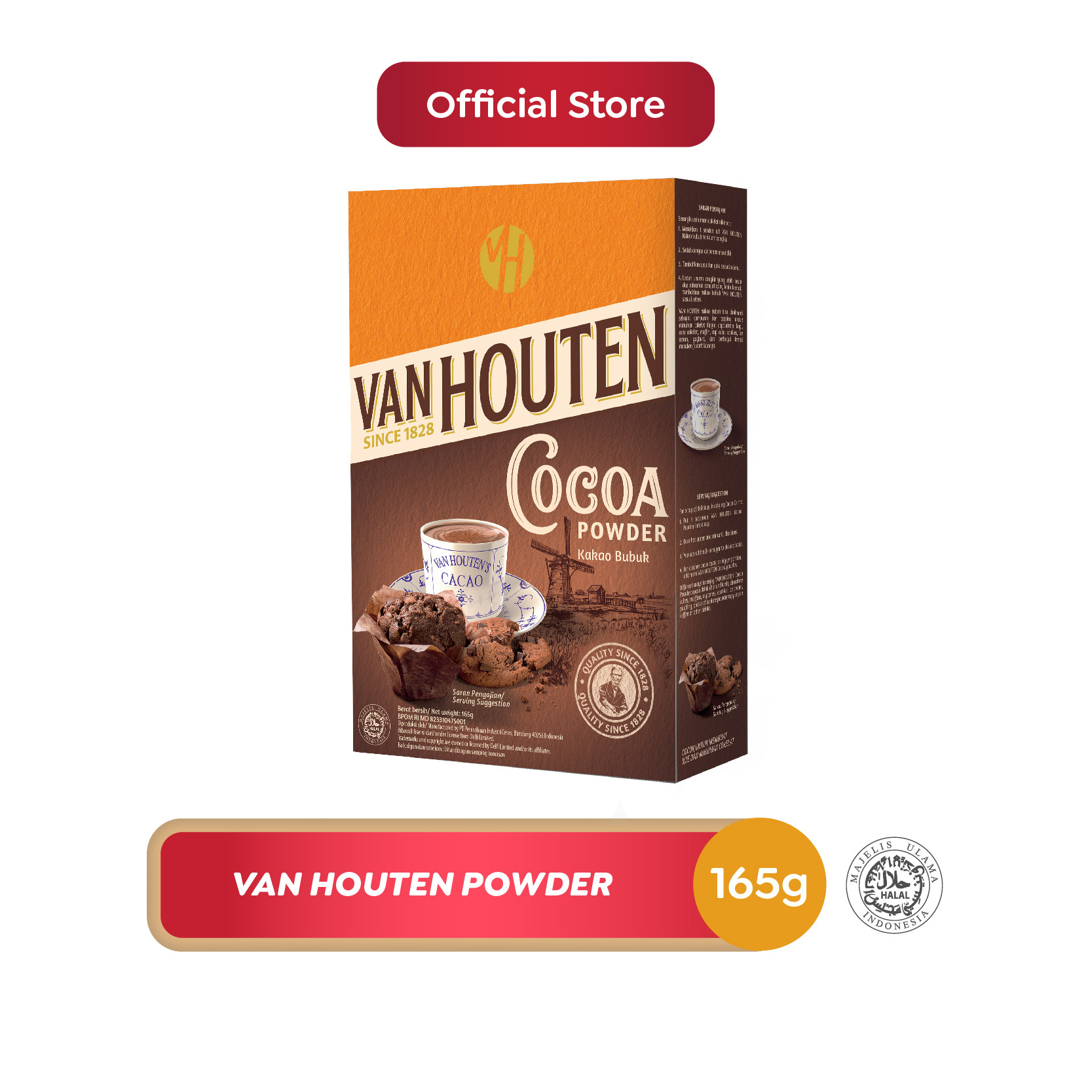 Van houten Cocoa Powder 165 g | Lazada Indonesia