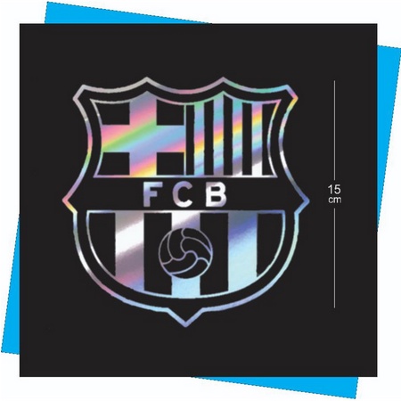 STICKER LOGO BARCA / BARCELONA GOLD UNTUK AKSESORIS MOBIL ATAU MOTOR ...