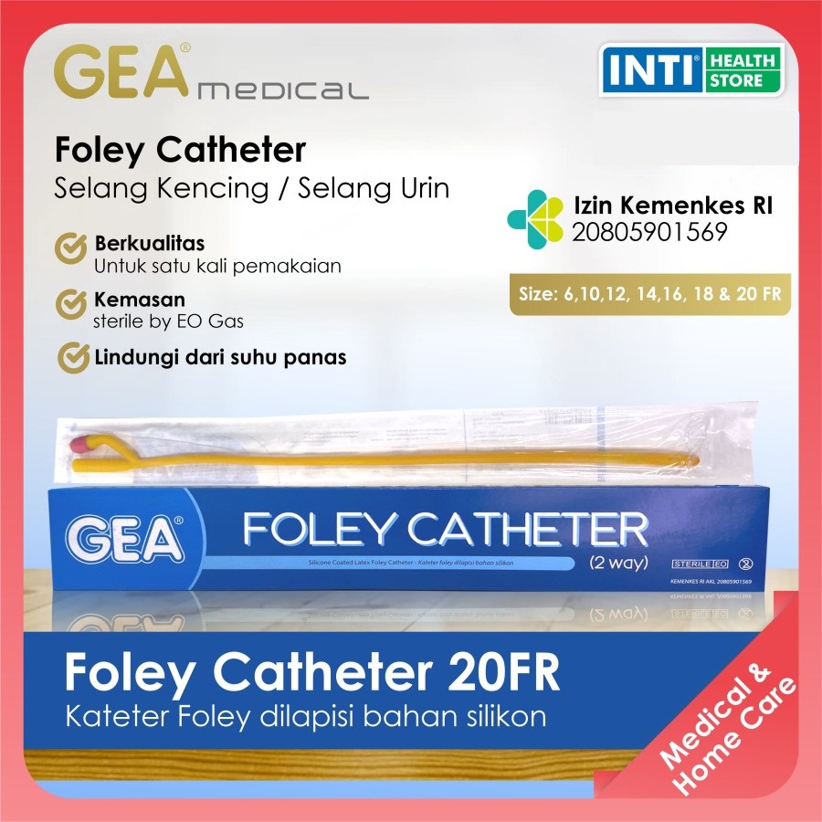 GEA | Foley Catheter / Selang Kencing / Selang Urine | Lazada Indonesia