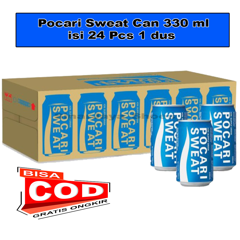Pocari Sweat Can 330 ml isi 24 pcs 1 dus | Lazada Indonesia