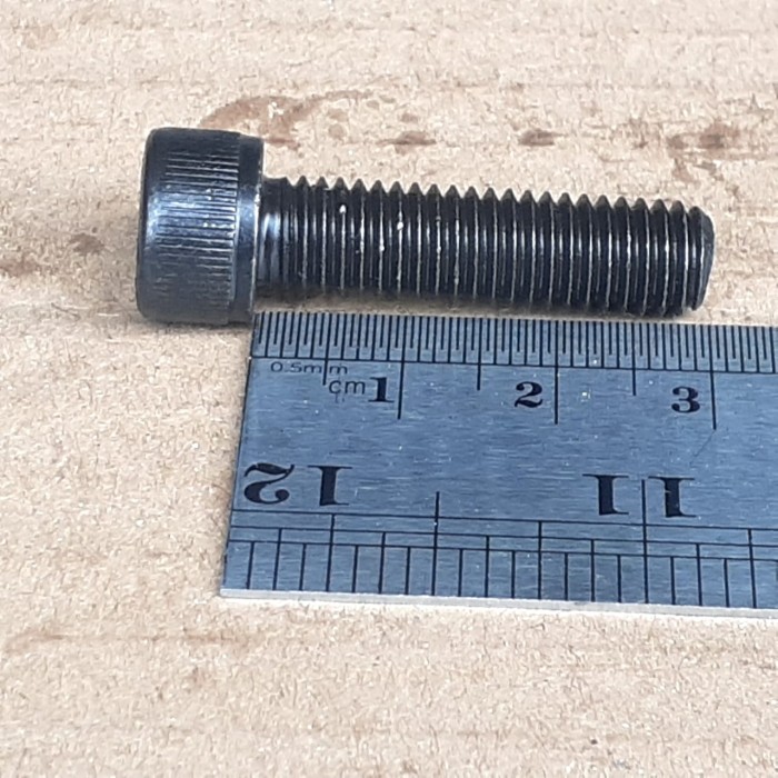 BAUT L M8X30 (3CM) BAJA FULL DRAT / BAUT L BAJA M8 X 30 GRADE 12.9 ...