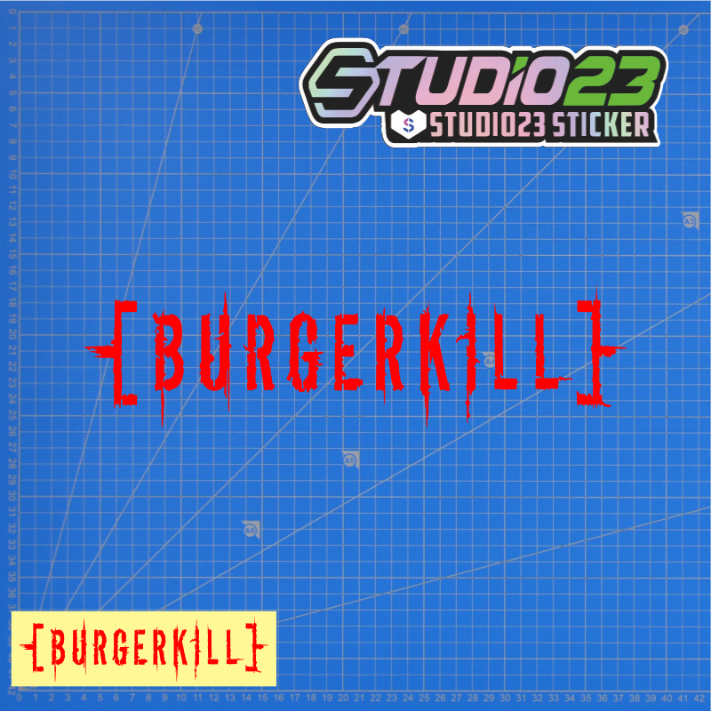 Stiker Burgerkill, Cutting Sticker Burgerkill | Lazada Indonesia