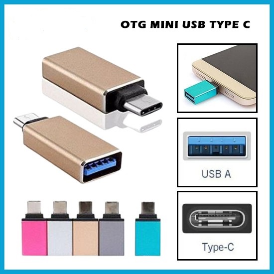 OTG USB 3.0A TO TYPE C ORIGINAL+PACKING/OTG USB type C / tipe-c connector to USB port ...