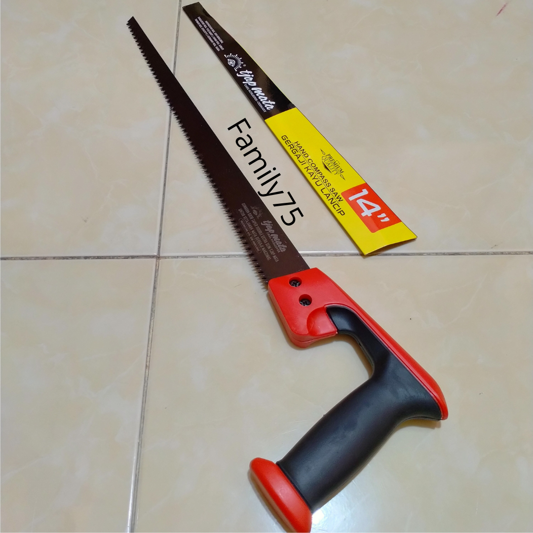 gergaji kayu lancip 14 inch Gergaji Tangkai Ranting Pohon Tjap Mata ...