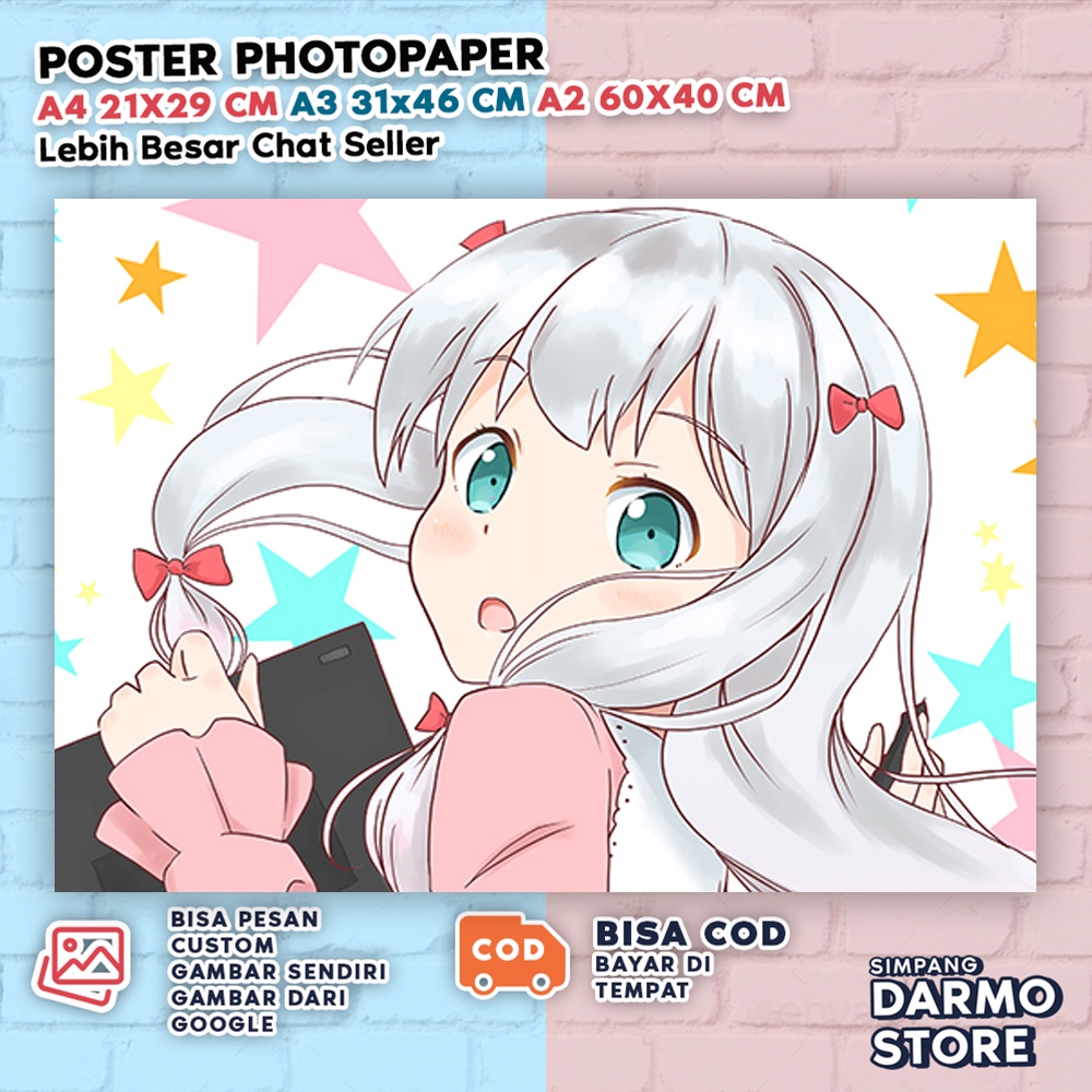 Poster EroManga-Sensei Anime Hiasan Dinding Wibu Aesthetic Masamune ...