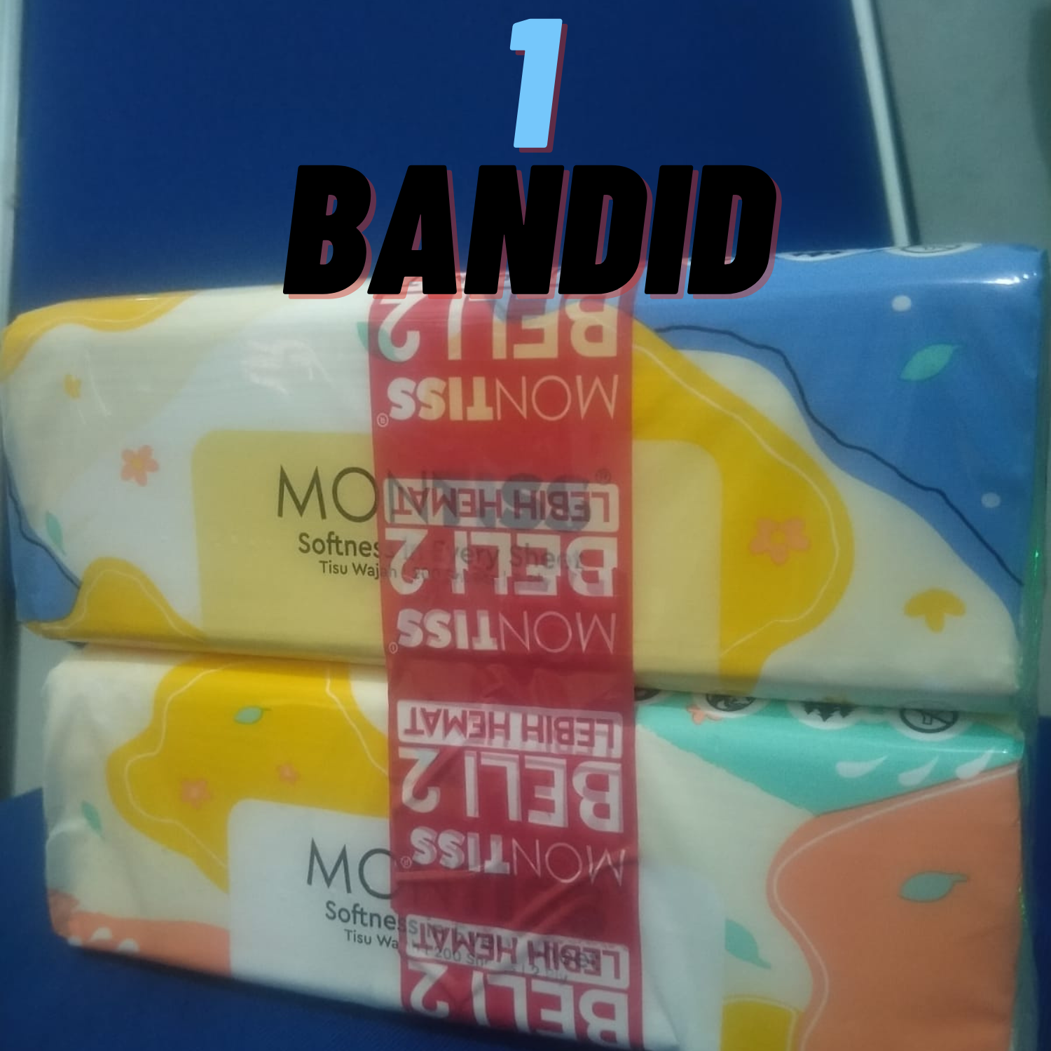 LEBIH HEMAT!!! TISSUE MONTISS 200 SHET/2ply. 2 BANDED/2pck-HARGA LEBIH ...