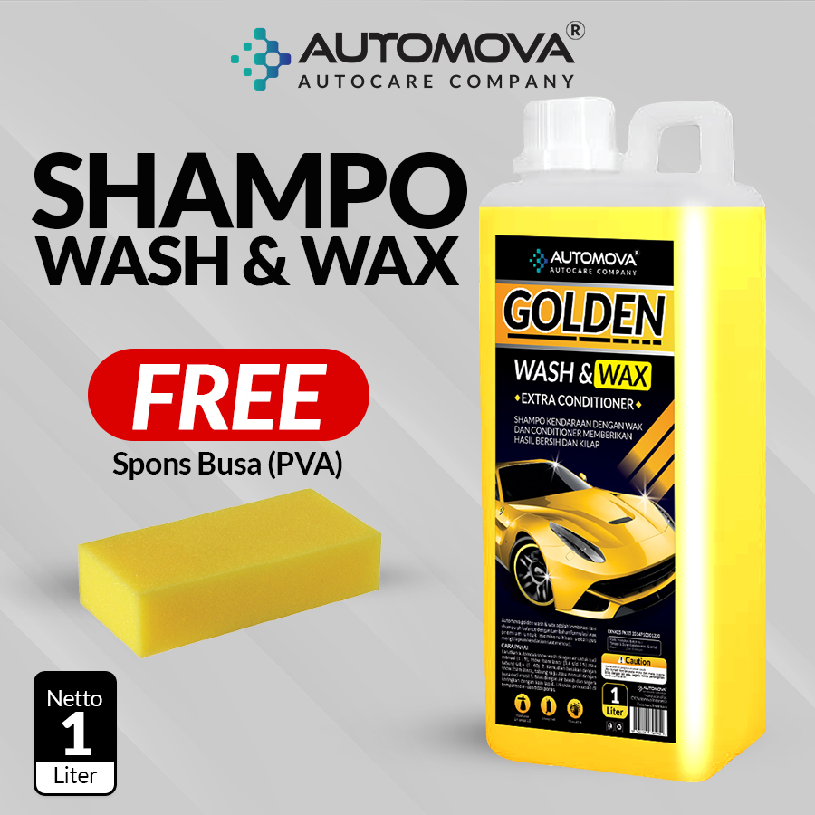 Shampoo Mobil Wash And Wax Sabun Cuci Motor Mobil Kilap 1 Liter ...