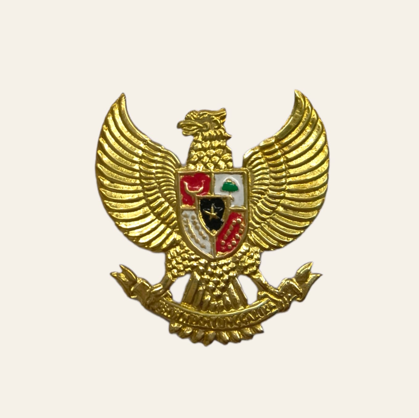 PIN LENCANA WING GARUDA PANCASILA KUNINGAN Berwarna ukuran 3,5cm ...