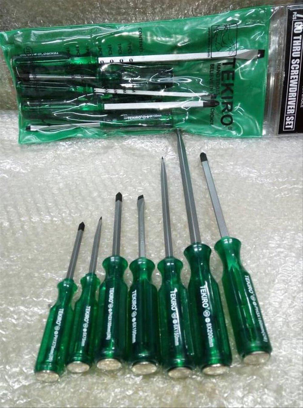 TEKIRO SET OBENG 7 PCS - OBENG SET - TOOLS - ALAT PERKAKAS / Tidak ...