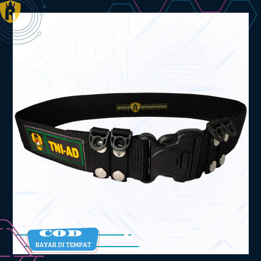 SABUK KOPEL TNI AD KOPEL MODEL BLACKHAWK | Lazada Indonesia
