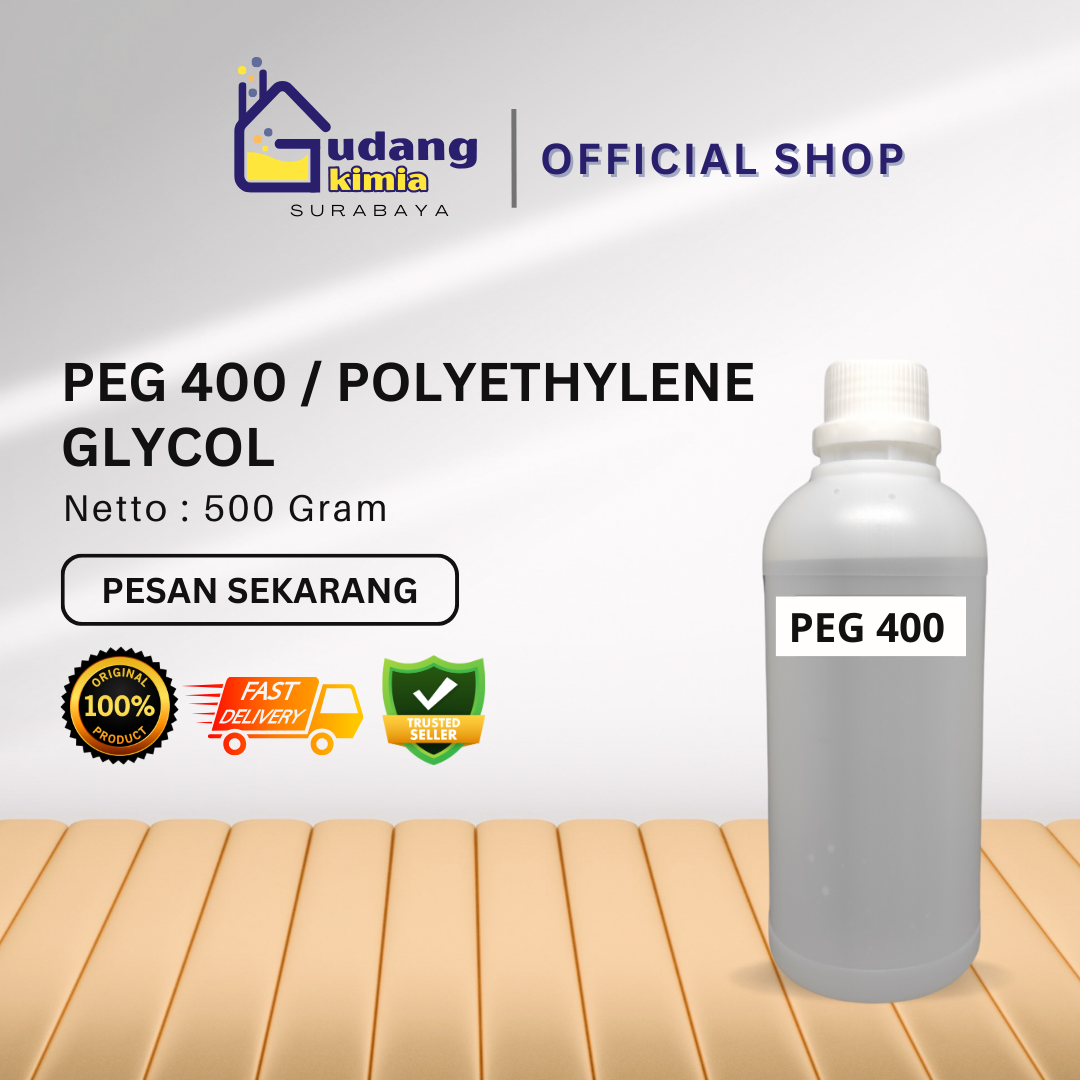 PEG 400 / Polyethylene Glycol 500 Gram | Lazada Indonesia
