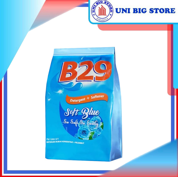 B-29 Sabun Cuci Baju B29 Detergent Softener Powder Soft BLUE 777 gr ...