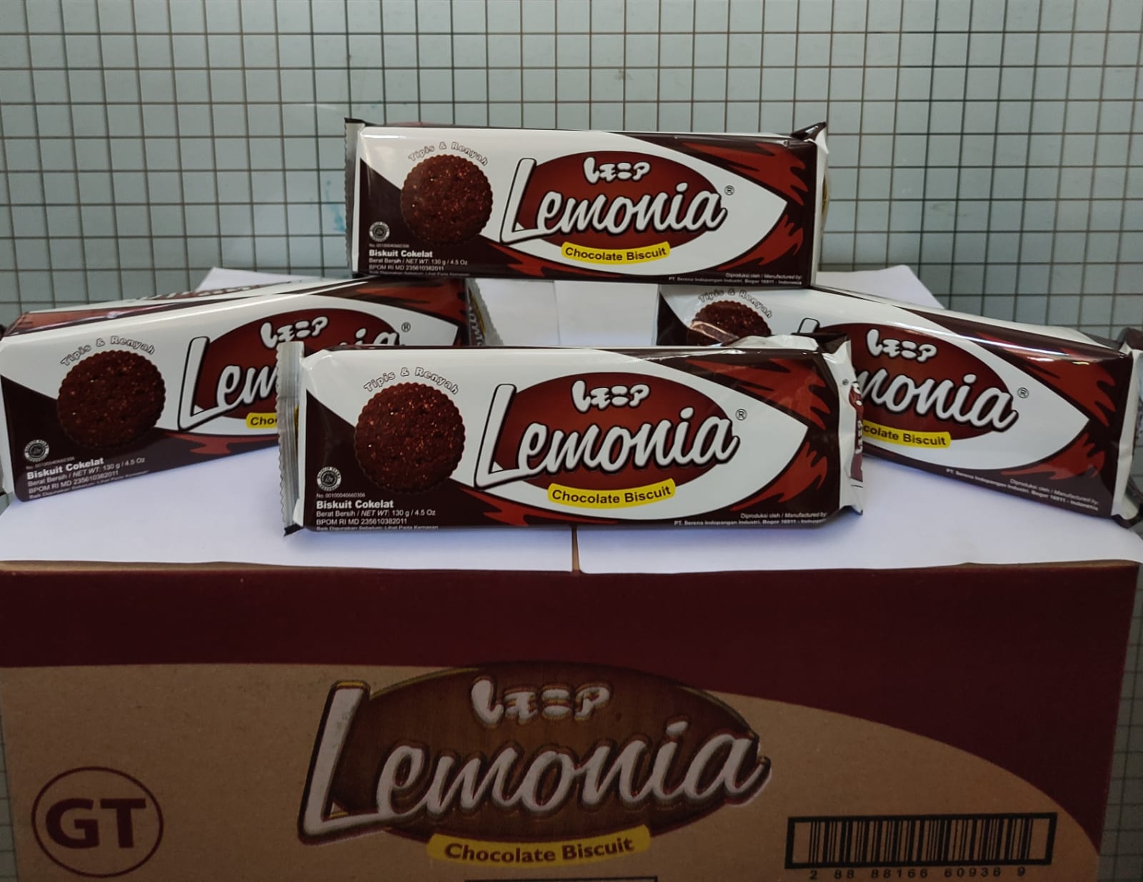Nissin Lemonia Biskuit Cokelat 130 Gram / Biskuit Nissin / Lemonia ...