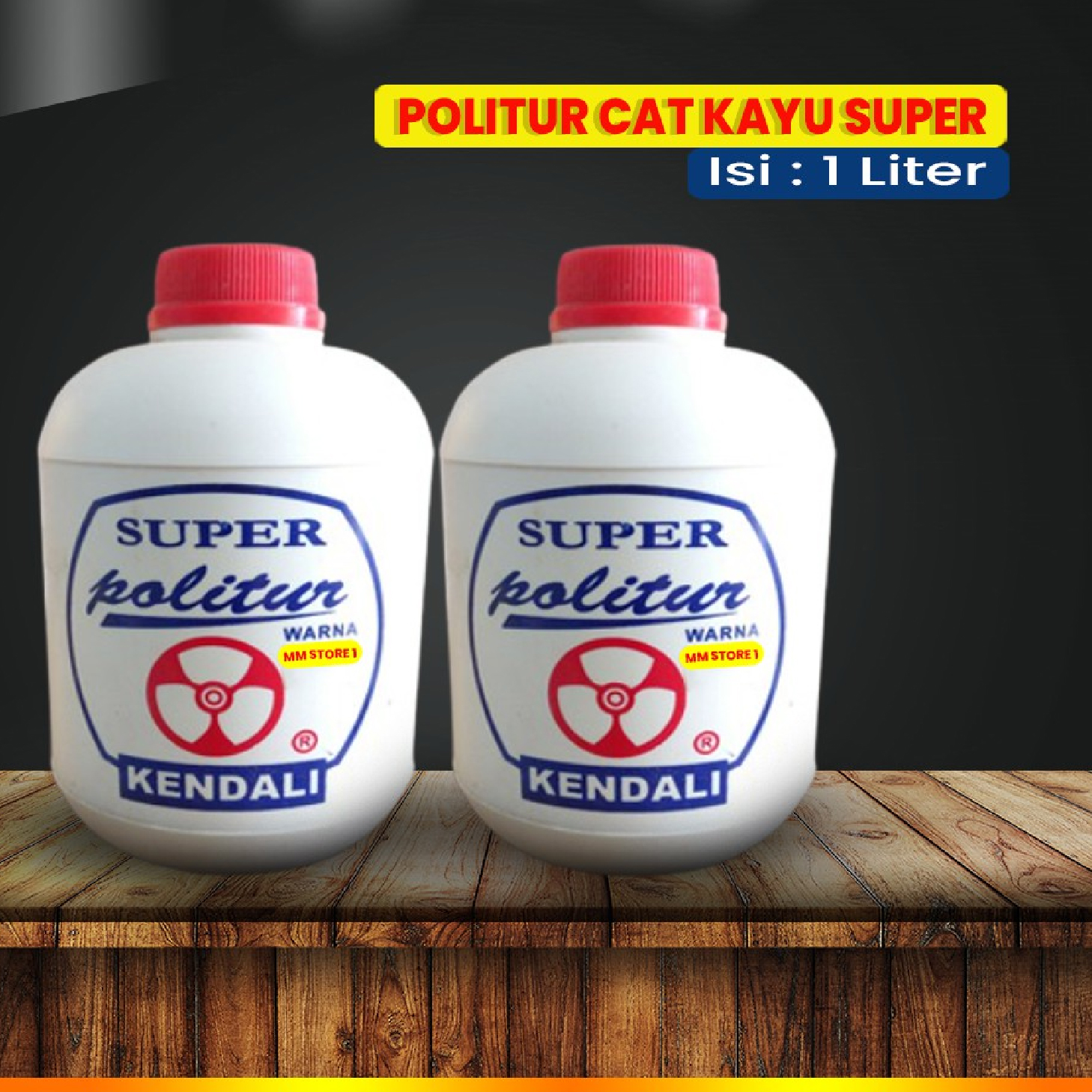 Cat Politur KENDALI Pernis Plitur Kayu Pintu Jendela Super Pengkilap ...