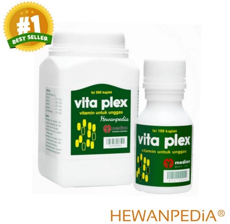 VITA PLEX 100 Kapsul HEWANPEDIA- Vitamin Unggas Ayam Burung Lengkap Vitaplex | Lazada Indonesia