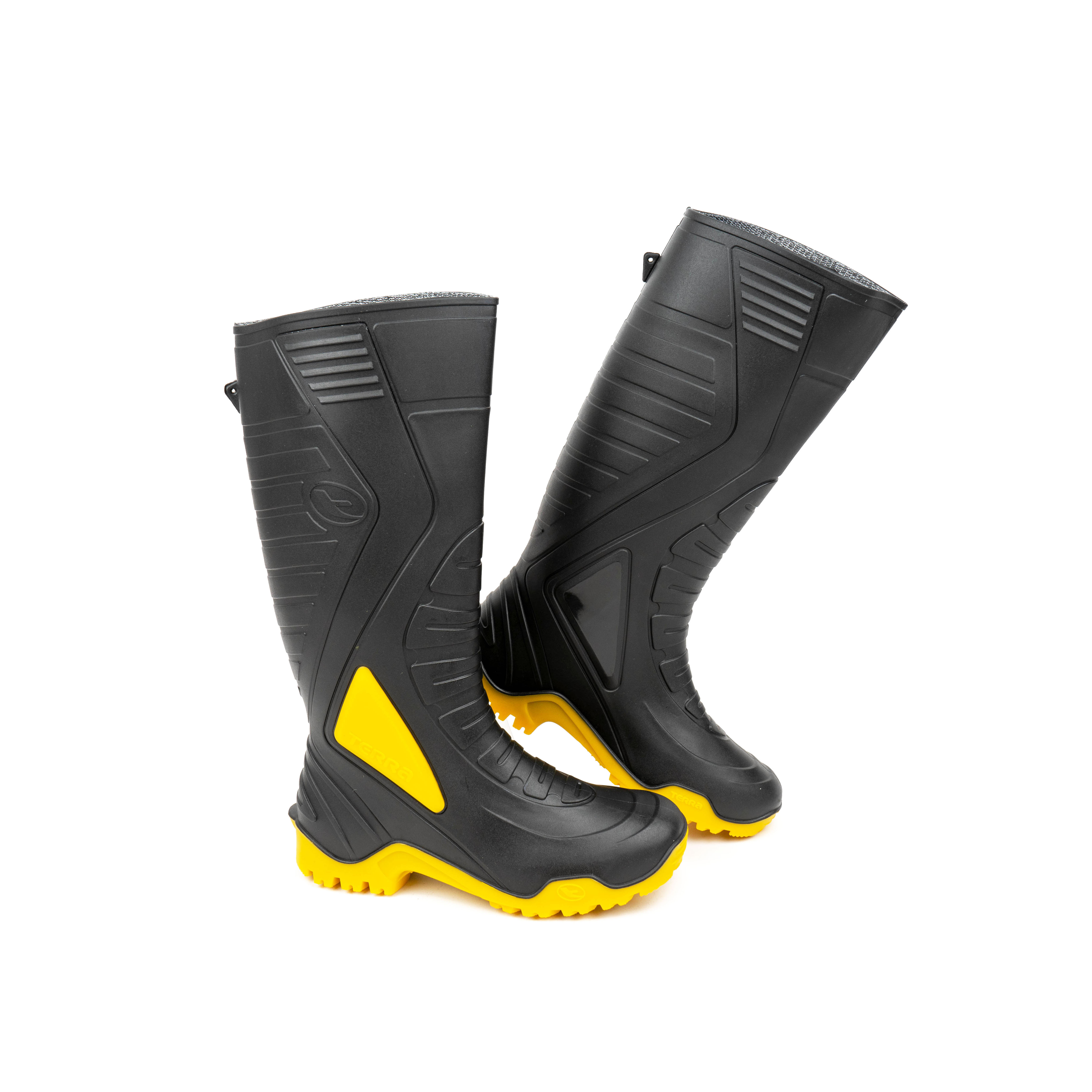 Sepatu Boot Tinggi TERRA 3 AP BOOTS Kuning Hitam Karet Nyaman Anti Slip ...