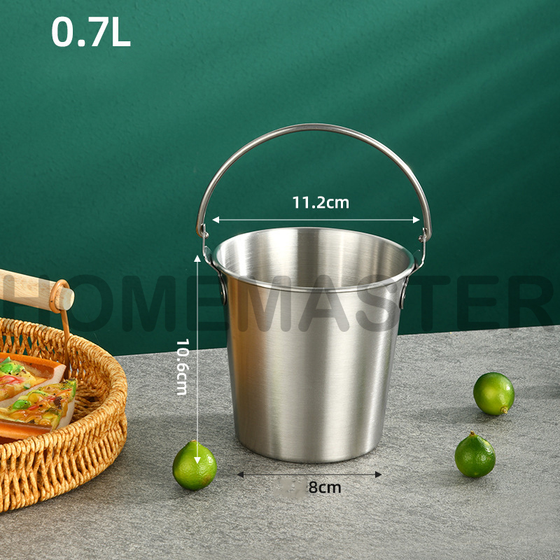 HomeMaster Ember/Bucket 1L Stainless/Besi Baja Tahan Karat SUS304 Food ...