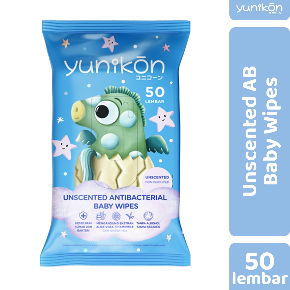 Yunikon Baby Wipes - Tisu Basah 50 Sheet Buy 1 Get 1 BY AlwaysLucky ...