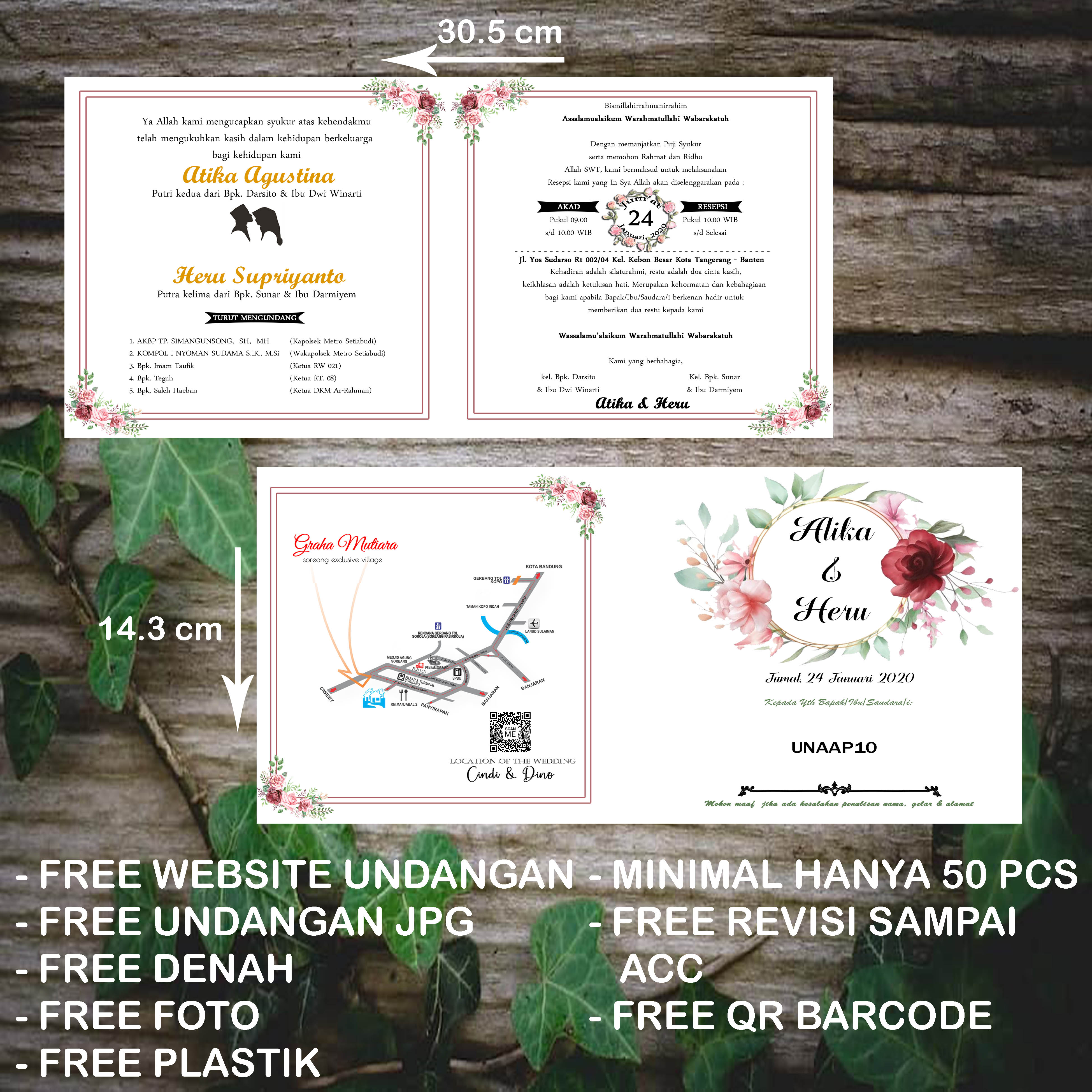 ( PER 50 PCS ) UNAAP 010 UNDANGAN NIKAH NIKAHAN PERNIKAHAN KARTU ... ( PER 50 PCS ) UNAAP 010 UNDANGAN NIKAH NIKAHAN PERNIKAHAN KARTU ...