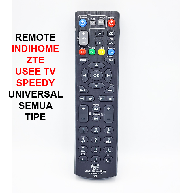 Remot Remote Receiver STB INDIHOME / USEE TV / SPEEDY TV / ZTE ...