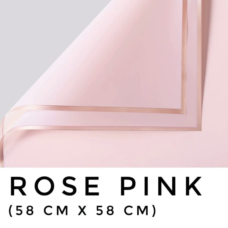 [READY] Kertas Buket Bunga List Gold Flower Wrapping Cellophane Paper ...