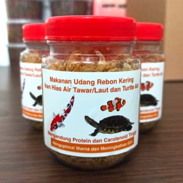 Udang Rebon Kering Makanan Ikan Air tawar, Ikan Air Laut, Turtle Kura ...