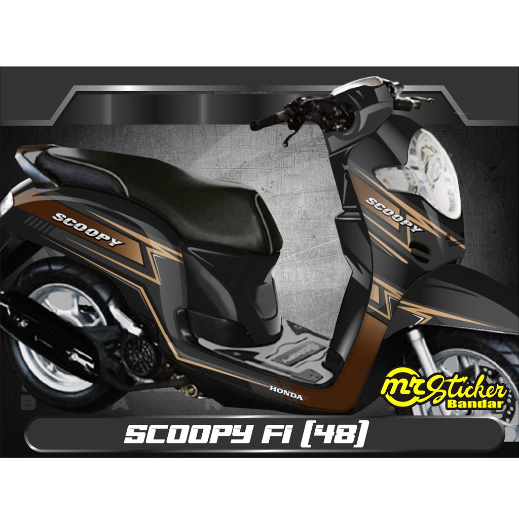 Sticker Decal Full body Scoopy Grafis Kalem New Sticker Scoopy Custom ...