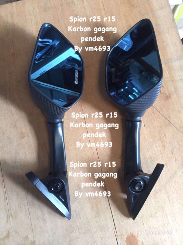 Spion r25 spion r15 v3 v4 pendek motif karbon pnp | Lazada Indonesia