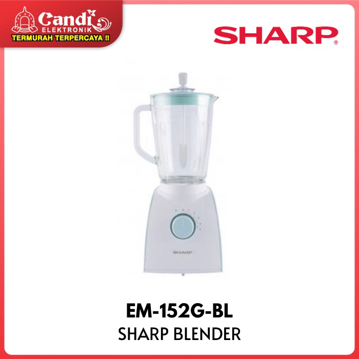 SHARP Blender Kapasitas 1,5 Liter EM-152G-BL | Lazada Indonesia