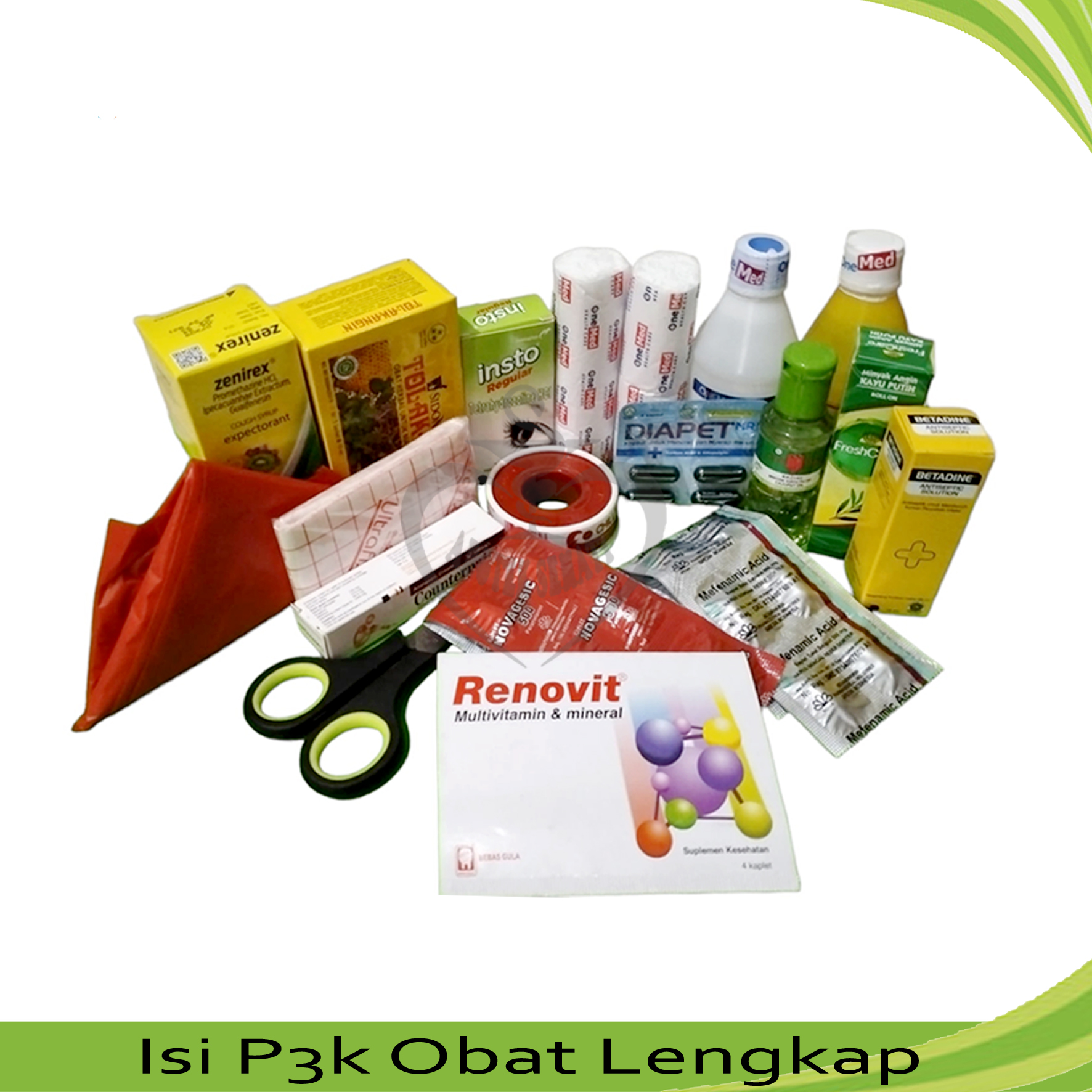 P3k Lengkap Isi Standart Perlengkapan Pertolongan Pertama | Lazada ...