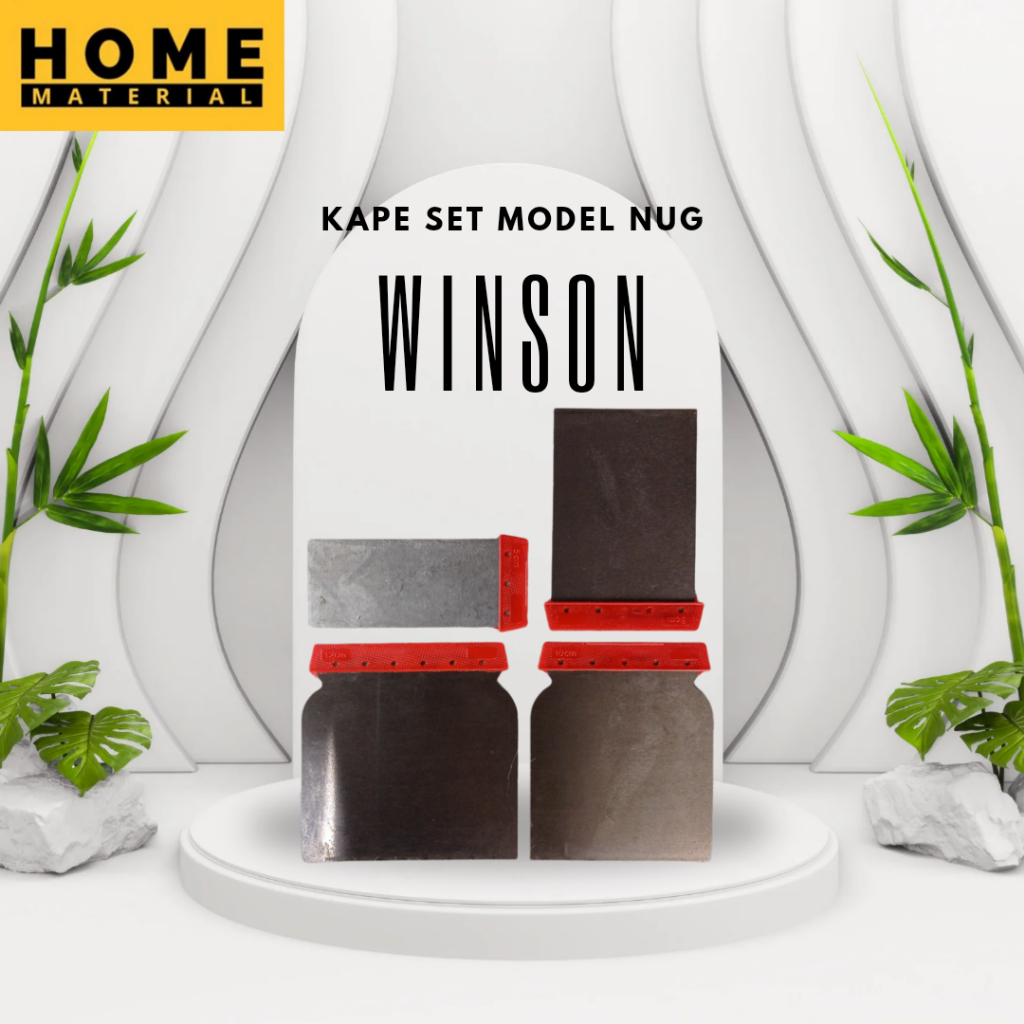 Kape Set 4 Pcs WINSON ORIGINAL BISA COD Set Kape Skrap Scraper Scrap ...