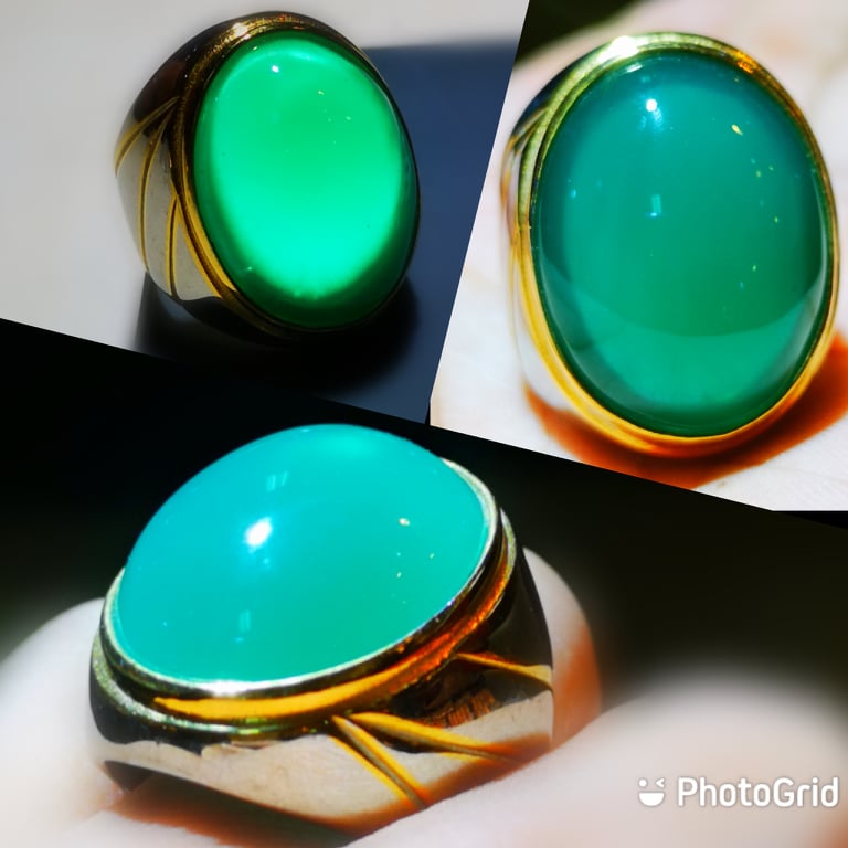 MGS Cincin Batu Akik Paling Murah Bosku Bacan Doko / Super Kristal Satu ...