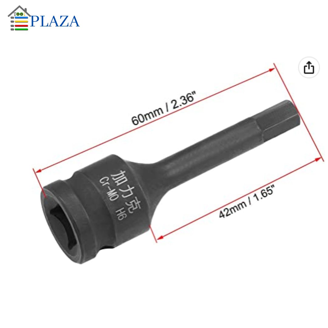 IMPACT HEX SOCKET 1/2 INCH CR-MO H6 | Lazada Indonesia
