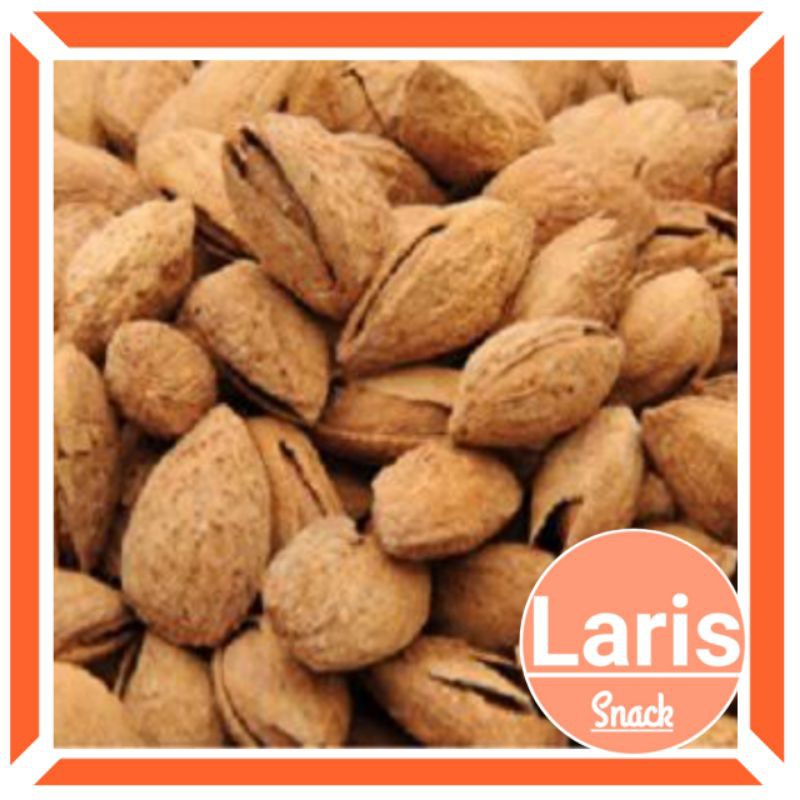 1 KG KACANG ALMOND KULIT USA / ALMON PANGGANG RASA SUSU / KACANG ALMON ...