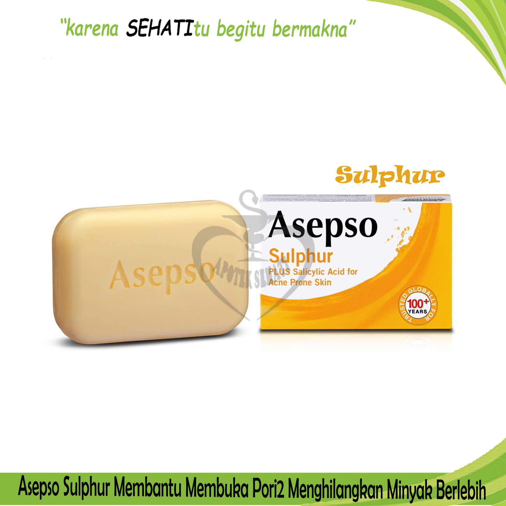 Asepso Sabun Antiseptic Mengatasi Kuman Kulit | Lazada Indonesia