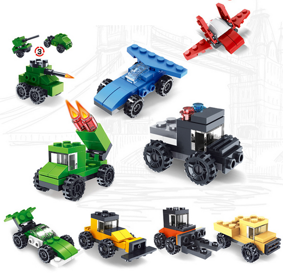 LEGO BRICK MAINAN BALOK BANGUN BENTUK MOBIL TANK MILITER MINI 922-109 ...
