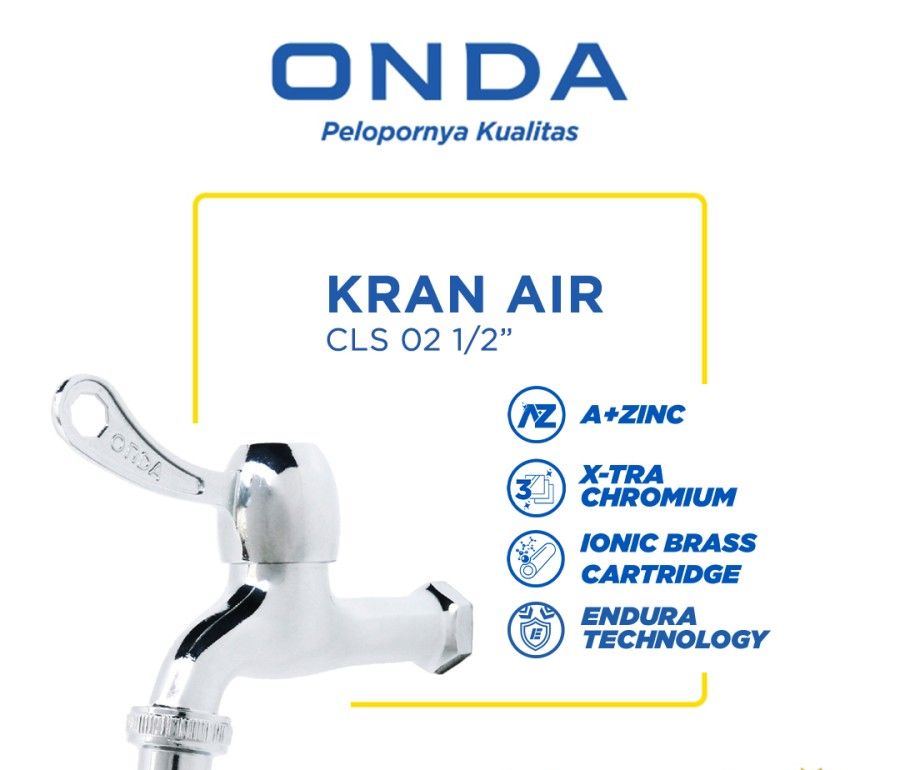 PROMO - ONDA Kran Air Tembok / Taman CLS 02 1/2” / Keran Air Onda 1/2 ...