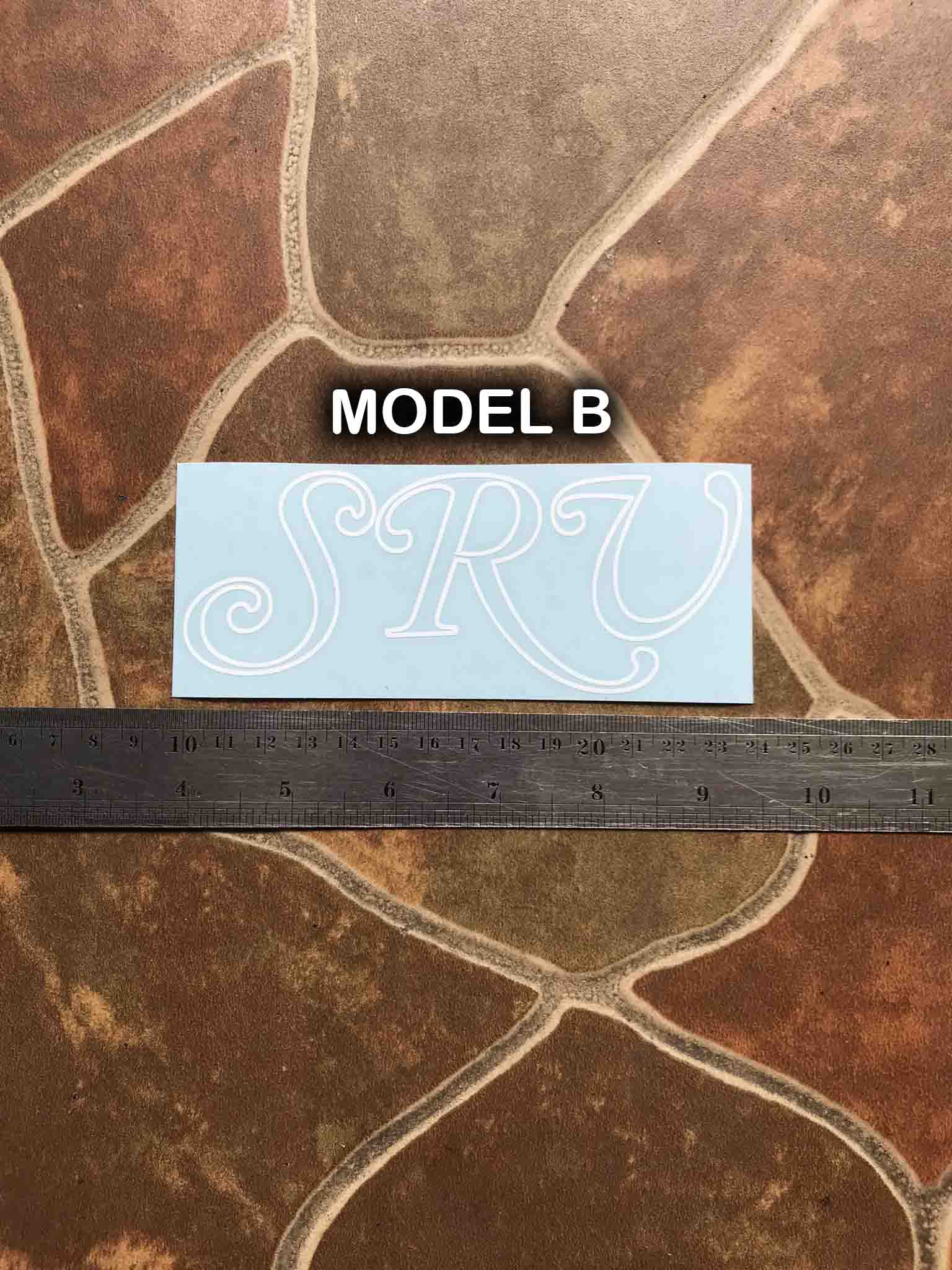 SRV Stevie Ray Vaughan Signed Sticker Signature Autograph Logo Decal ...