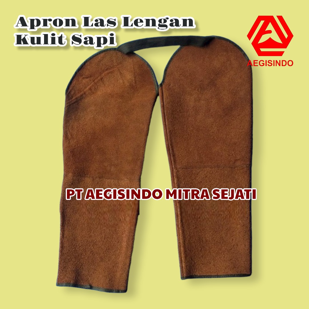 Apron Las LENGAN Kulit Sapi Warna Cokelat | Lazada Indonesia