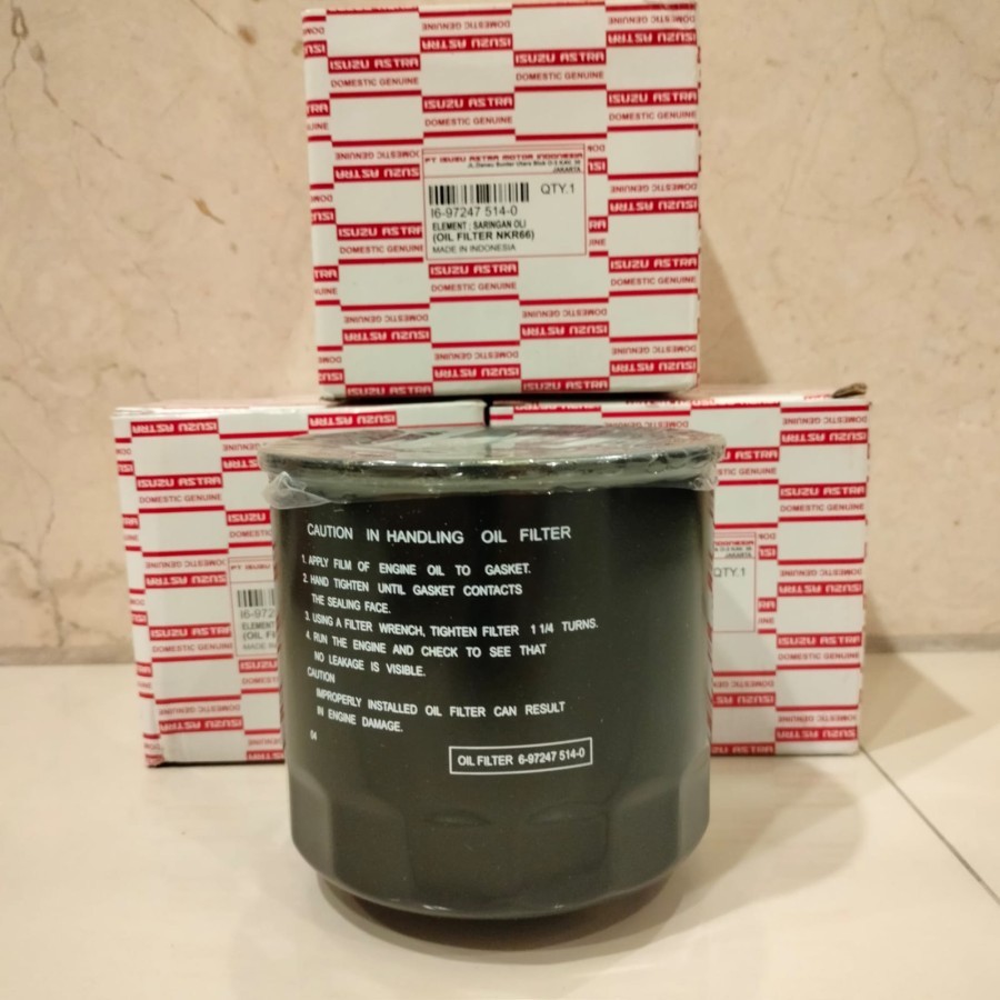 FILTER OLI ISUZU ELF NKR NMR NQR 66 71 ORIGINAL GENUINE PARTS PART ...