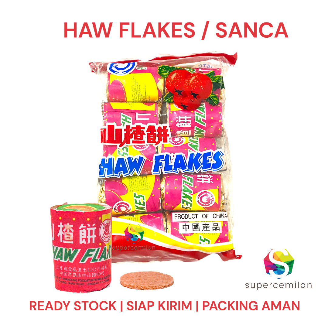 Permen Haw Flakes / Sanca Koin / San Cha Pien Hawflakes (isi 10 pcs ...