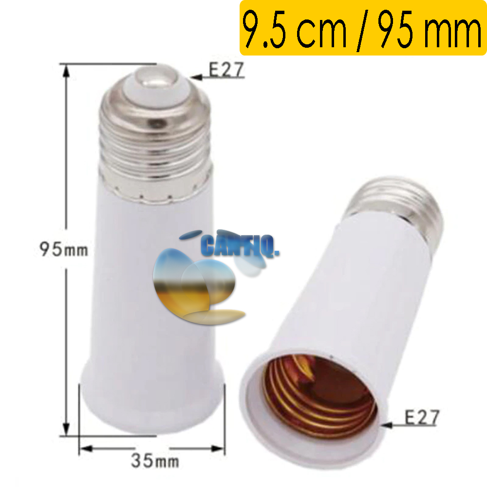 Icantiq Fitting Sambungan Downlight Panjang lampu Soket E27 Ukuran 6.5 ...