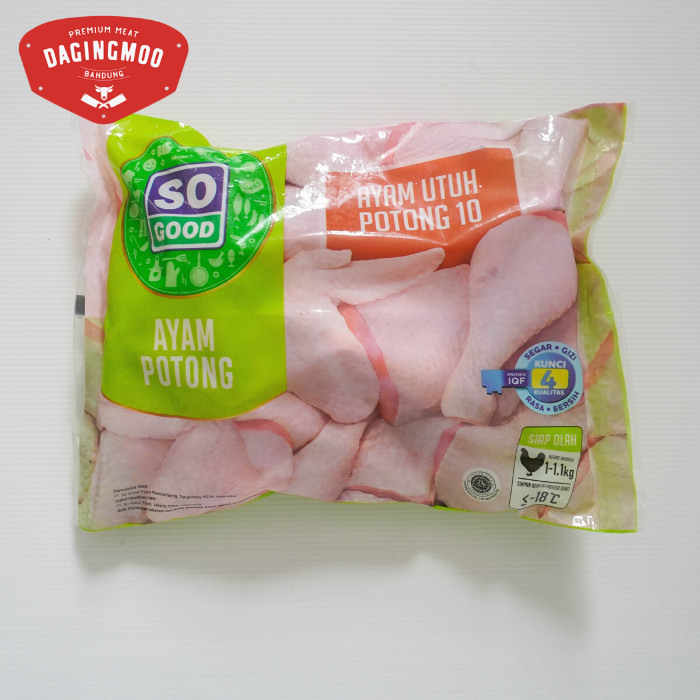 So Good Ayam Utuh Potong 10 Japfa 1kg Bandung | Lazada Indonesia