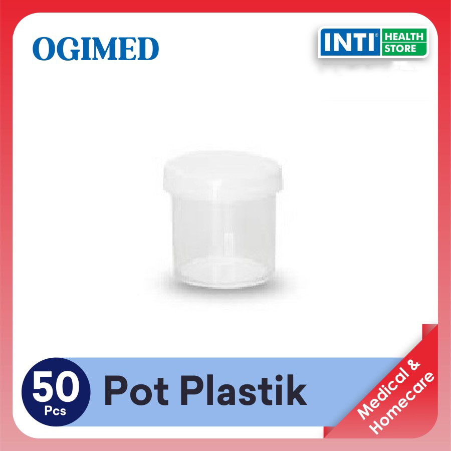 Ogimed | Pot Salep | Pot Plastik | Pot Urin | Cup Slime (50 Pcs/Pack ...