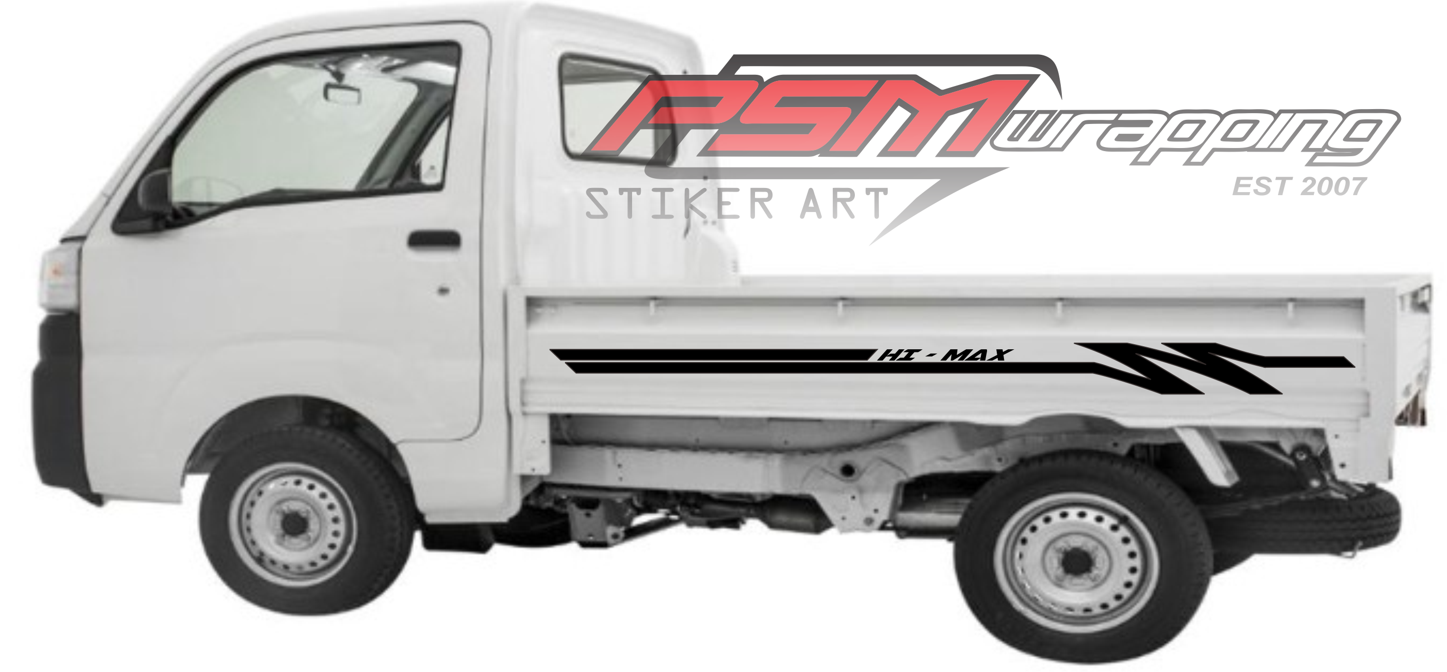 Stiker mobil pick up daihatsu HI - MAX sticker bodi mobil SIMPLE ...