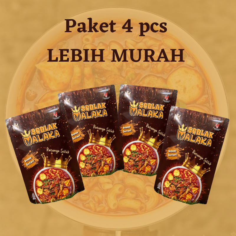 Seblak Malaka / Seblak Instan / Makanan pedas / Sebkal Viral / Paket 4 ...