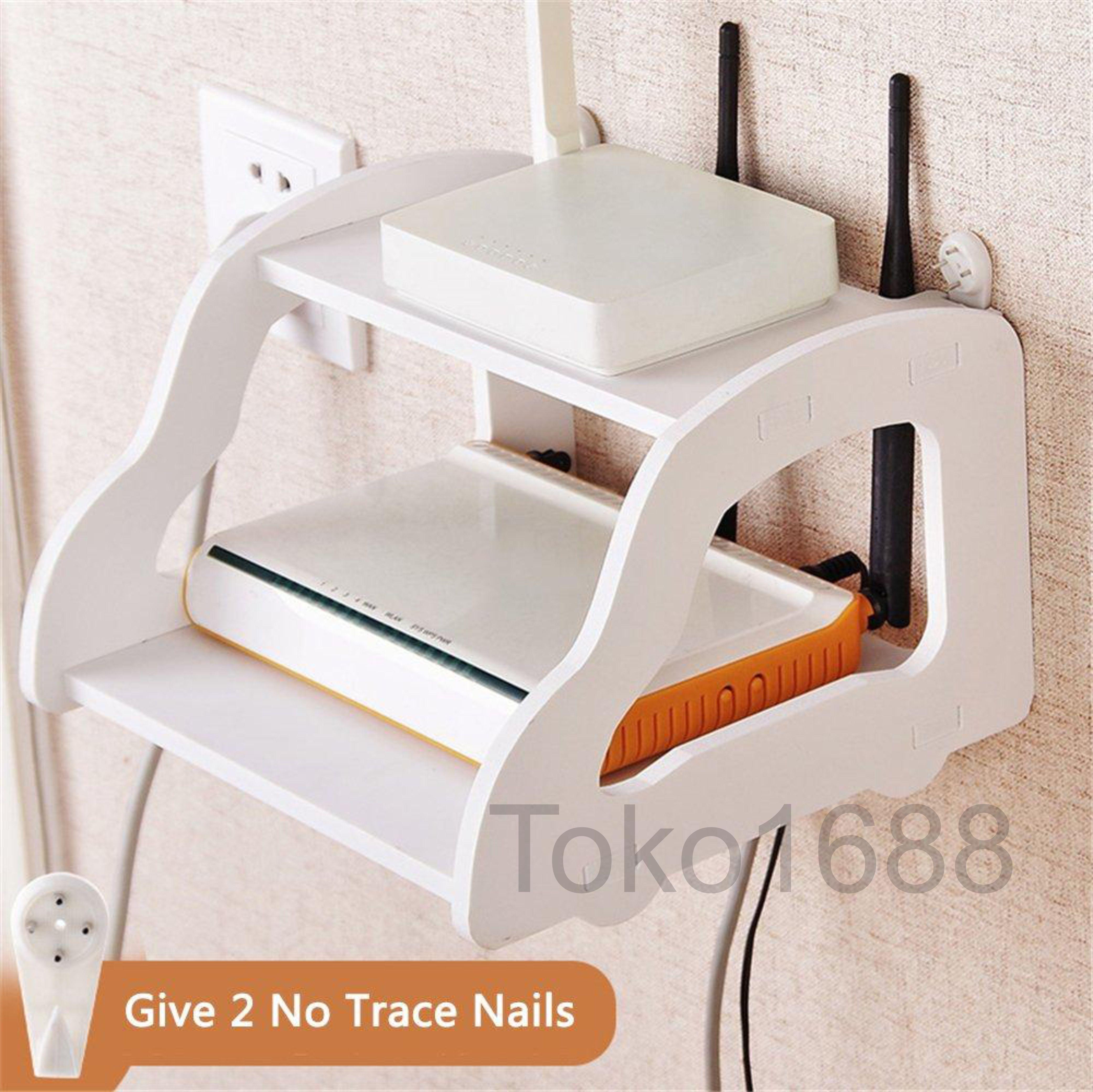 Toko1688 - Rak Wifi Kotak Router Telepon Rak Penyimpanan Dinding ...