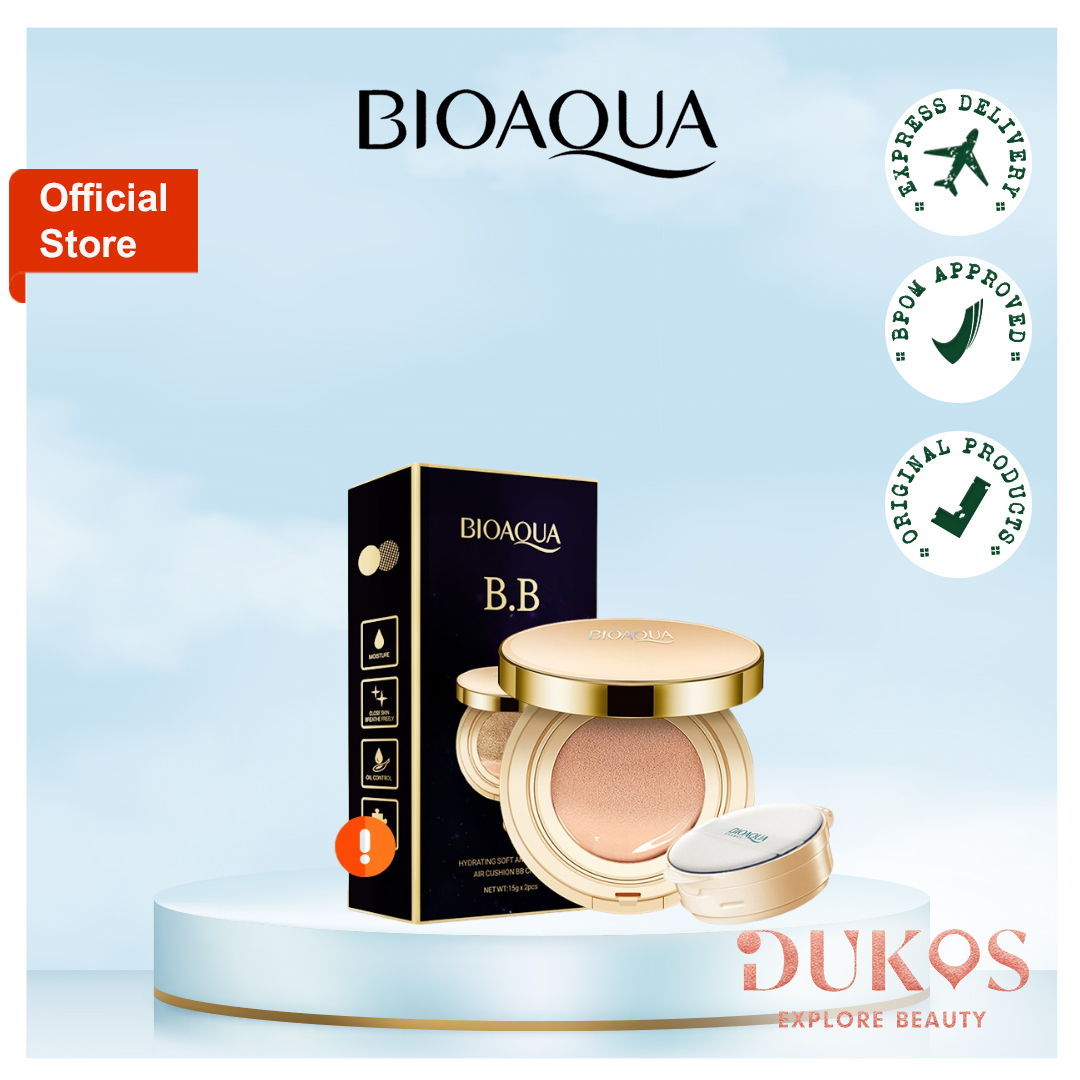BIOAQUA Hydrating Soft And Flawless Air Cushion BB Cream | Lazada Indonesia