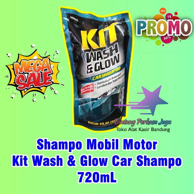 Shampo Mobil Motor Kit Wash & Glow Car Shampo (720mL) / Sampo | Lazada ...