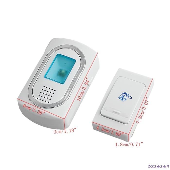 Bel Rumah Tanpa Kabel / Wireless Door Bell up to 30 Meter | Lazada ...